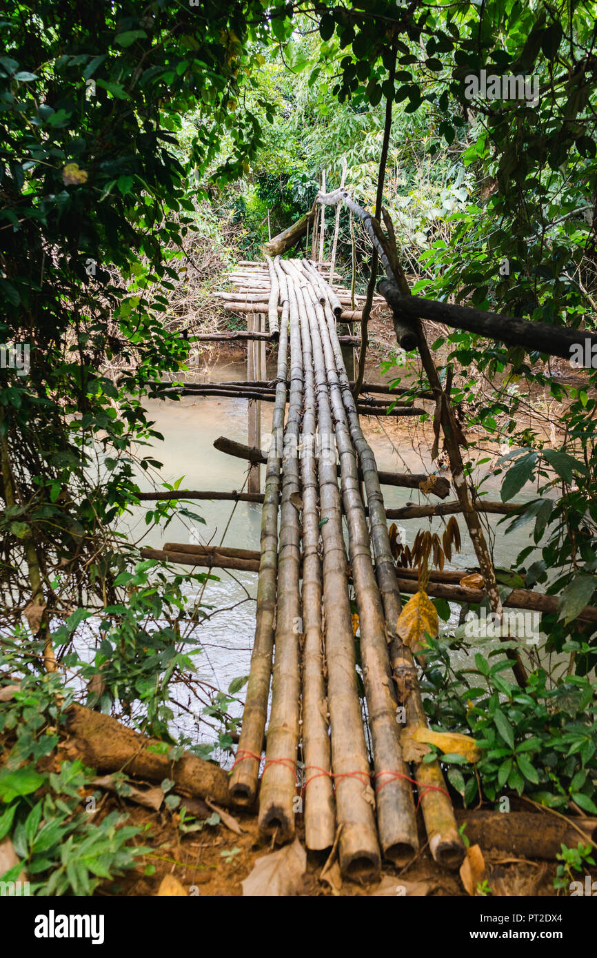 Photo of bamboo bridge hi-res stock photography and images - Alamy