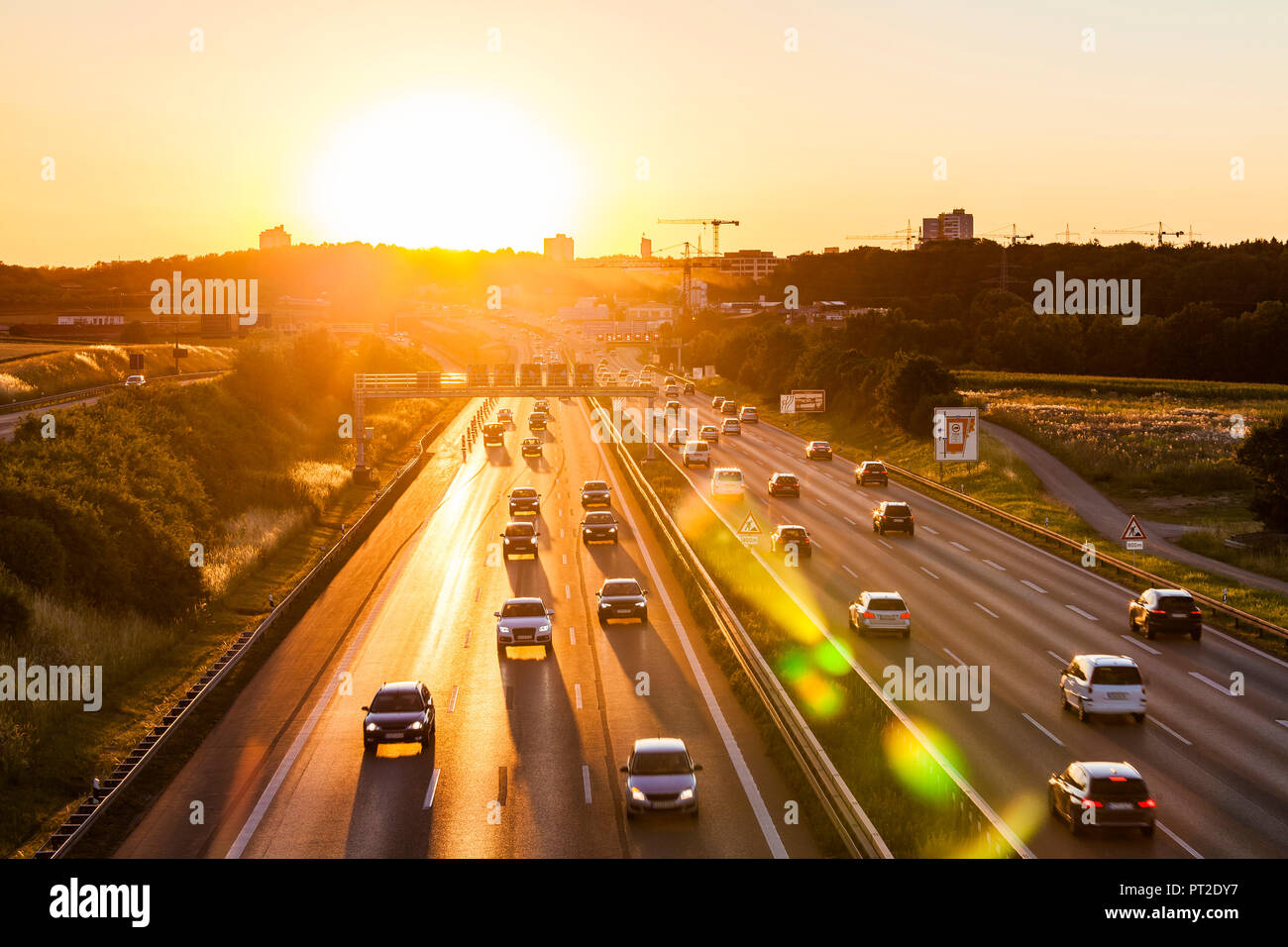 Auto autobahn a8 hi-res stock photography and images - Alamy