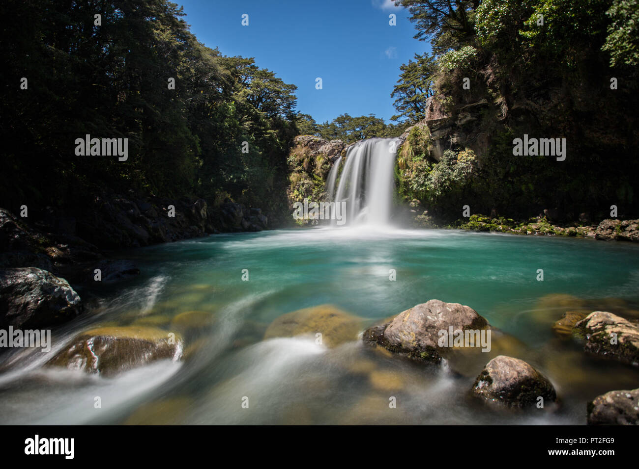 Tawhai falls in tongariro national park hi-res stock photography and ...