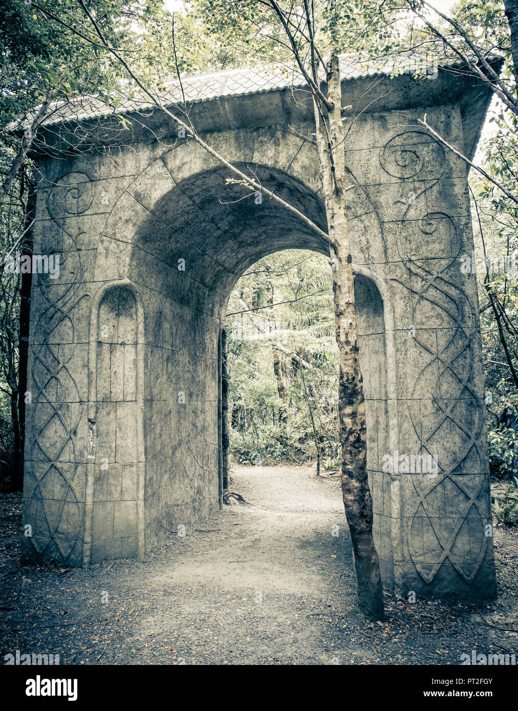 New Zealand, Rivendell in Kaitoke Regional Park, Gate Stock Photo - Alamy