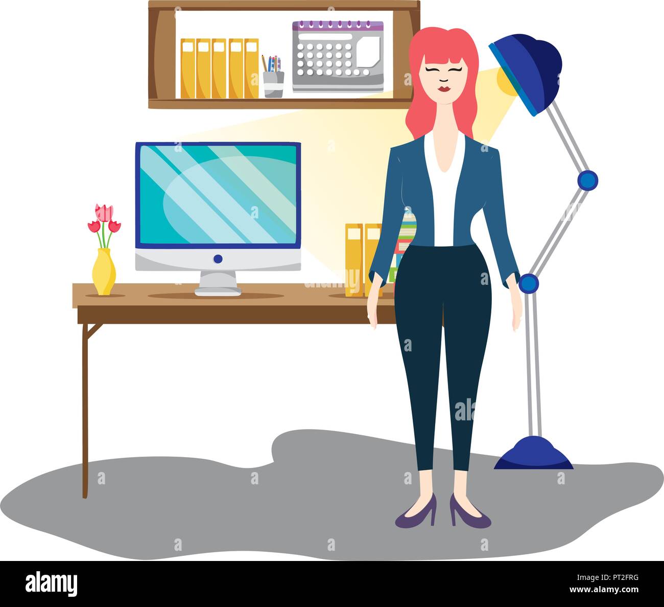 Woman executive worker Stock Vector Image & Art - Alamy