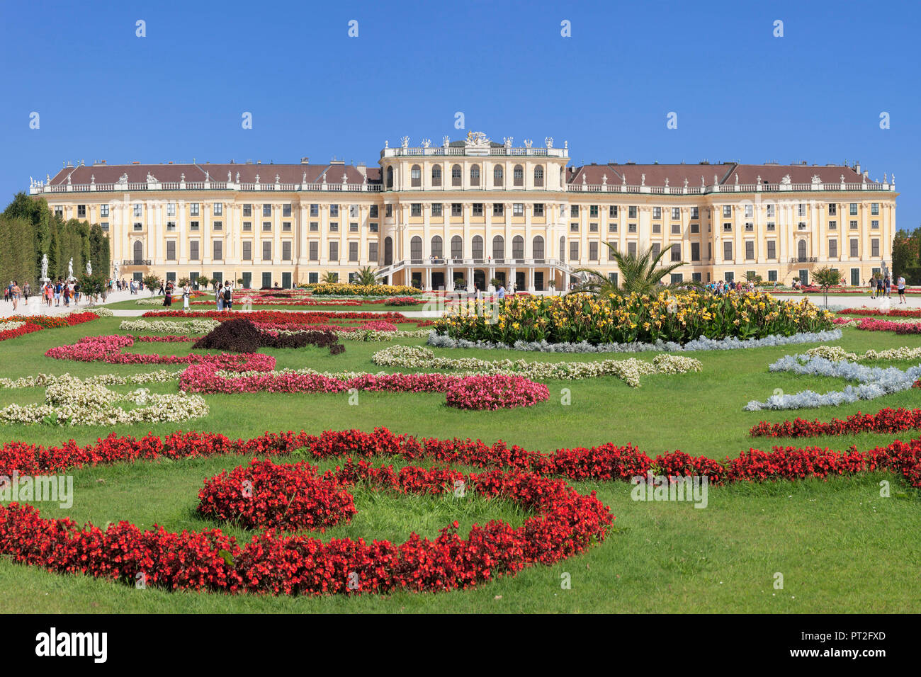 Schönbrunn Palace, UNESCO World Heritage Site, Vienna, Austria Stock ...