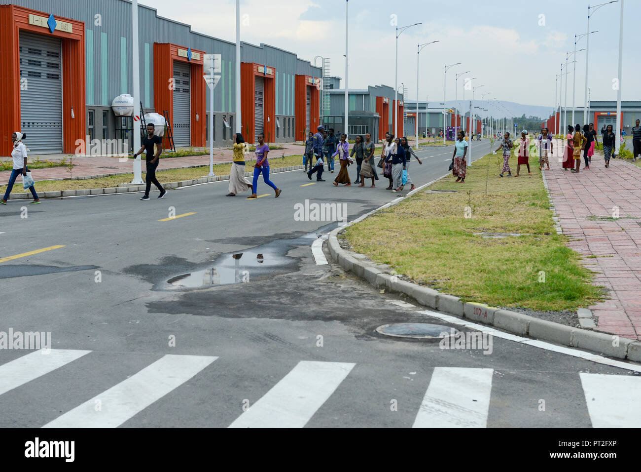 ETHIOPIA , Southern Nations, Hawassa or Awasa, Hawassa Industrial Park ...