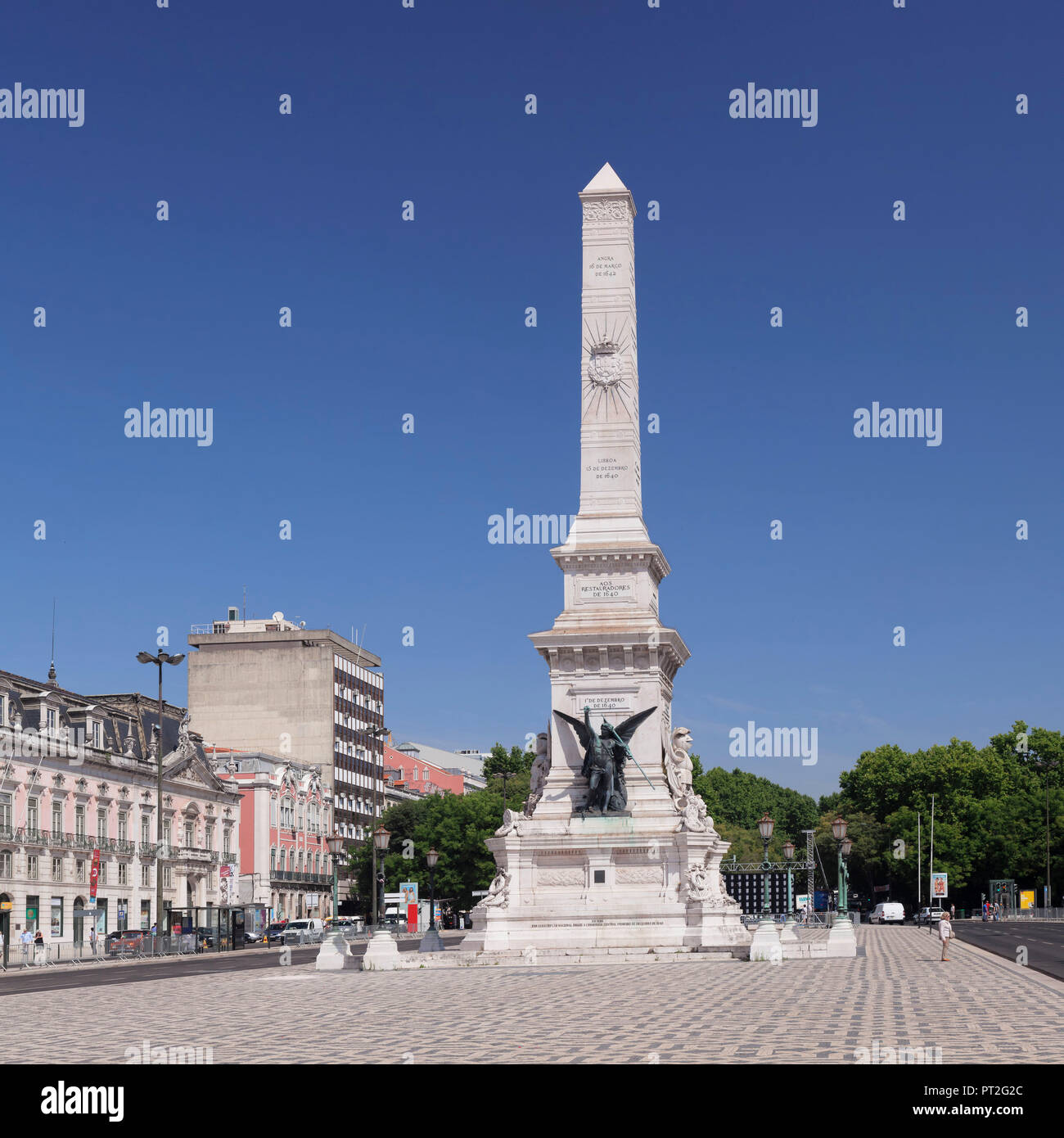 Praca dos Restauradores, Obelisk, Avenida da Liberdade, Lisbon ...