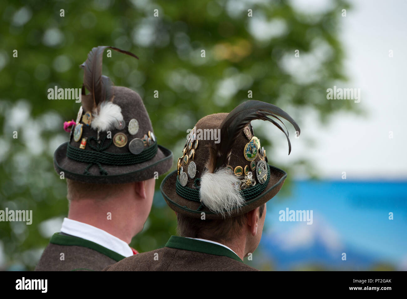 Two men back hats hi-res stock photography and images - Alamy