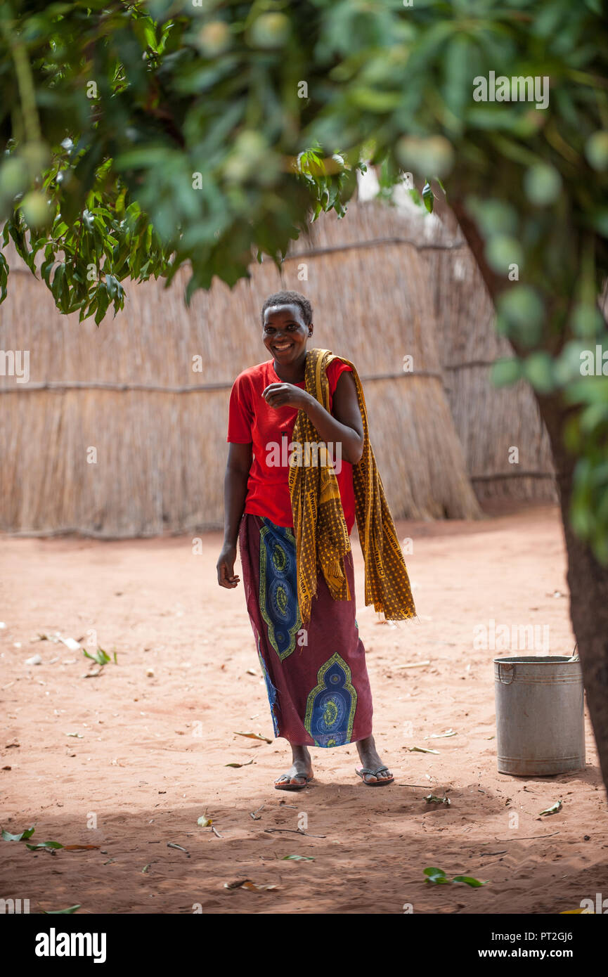 Local children in Mukuni village in Livingstone, close to Victoria ...