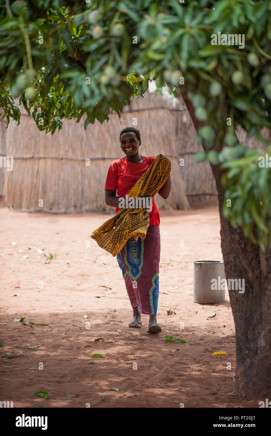 Local children in Mukuni village in Livingstone, close to Victoria ...