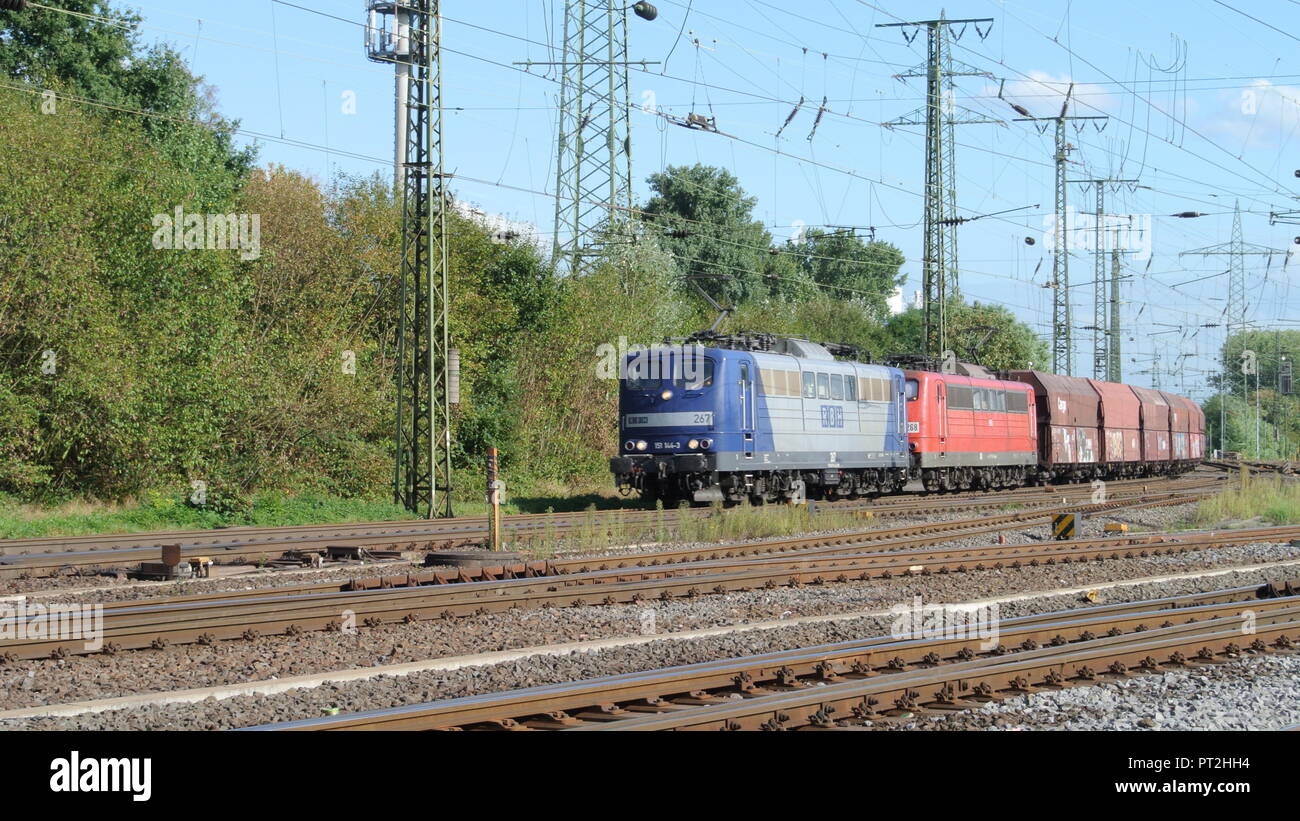 A class 151 heavy freight electric powered locomotive, operated by RBH ...