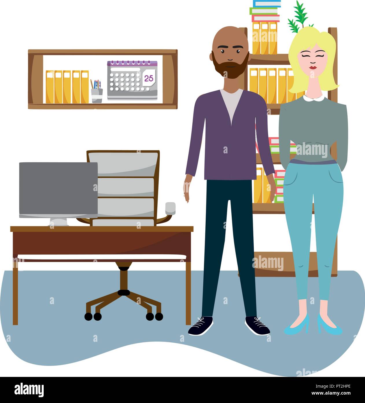 People at office Stock Vector Image & Art - Alamy