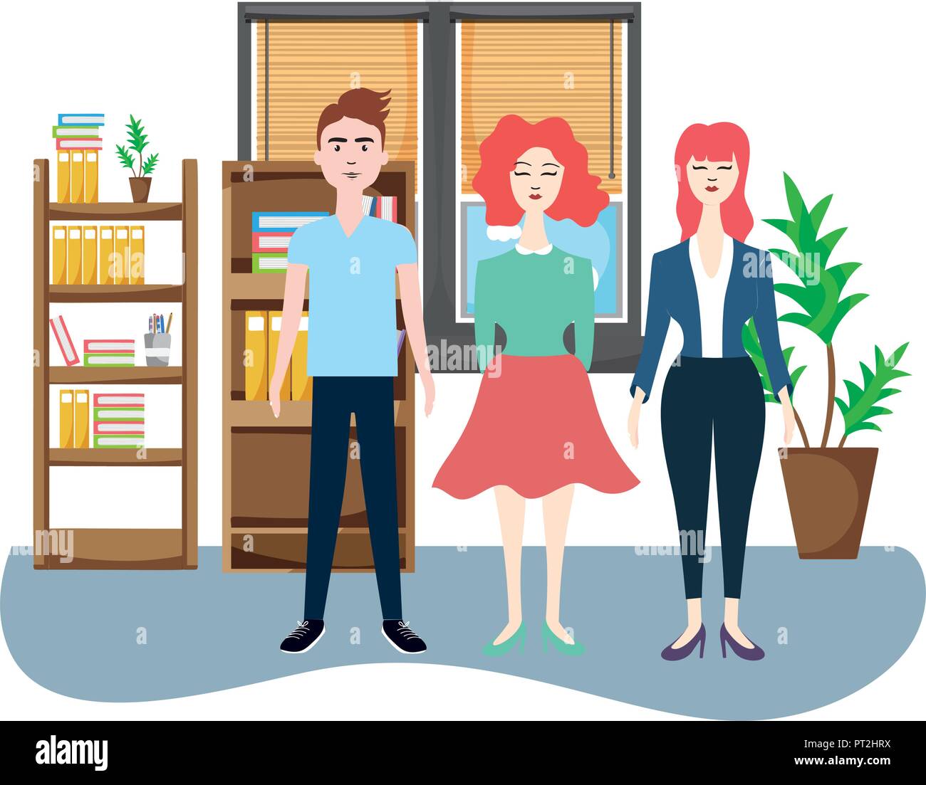 People at office Stock Vector Image & Art - Alamy