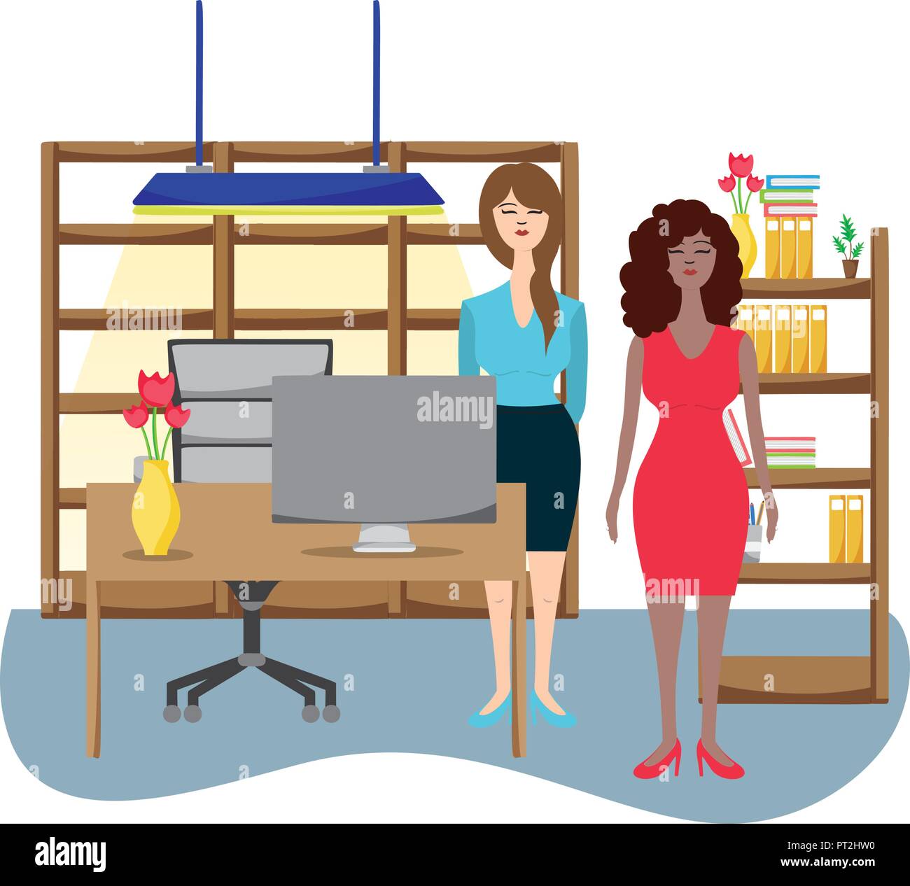 Office Workers Cartoon High Resolution Stock Photography and Images - Alamy