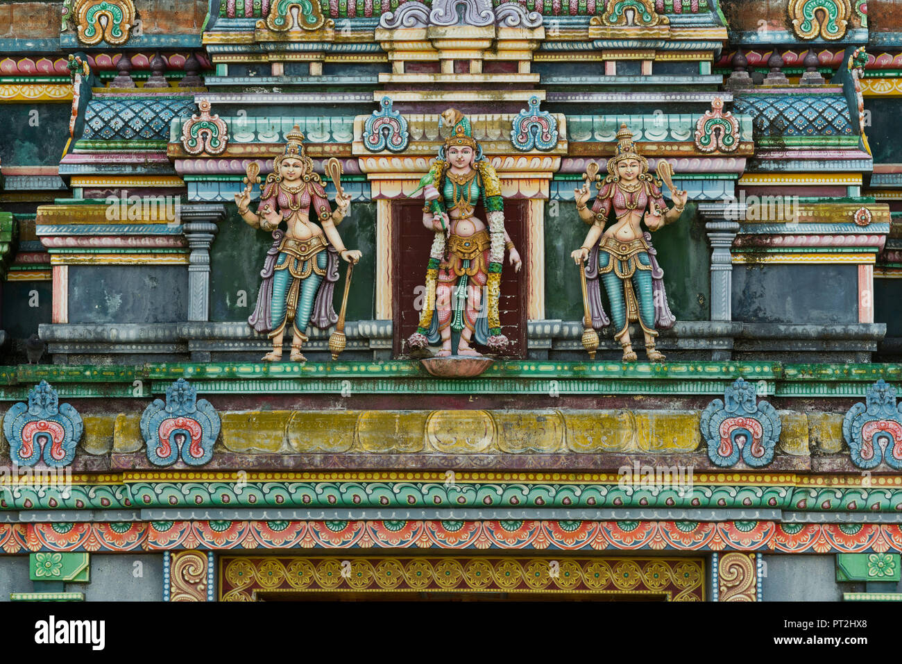 Temple du Colosse, Saint Andre, Hindu Temple, Reunion, France Stock ...