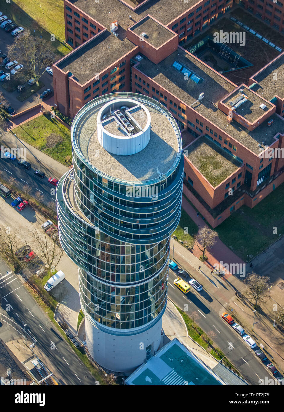 Aerial view, Bochum, Ruhr area, North Rhine-Westphalia, Germany Stock ...
