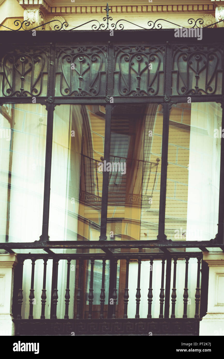 Glassed in balcony hi-res stock photography and images - Alamy