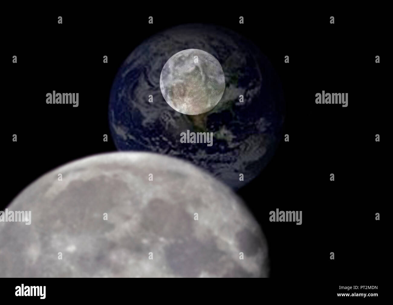 Space, all, moon, montage, fly, flight, planet, planets Stock Photo - Alamy