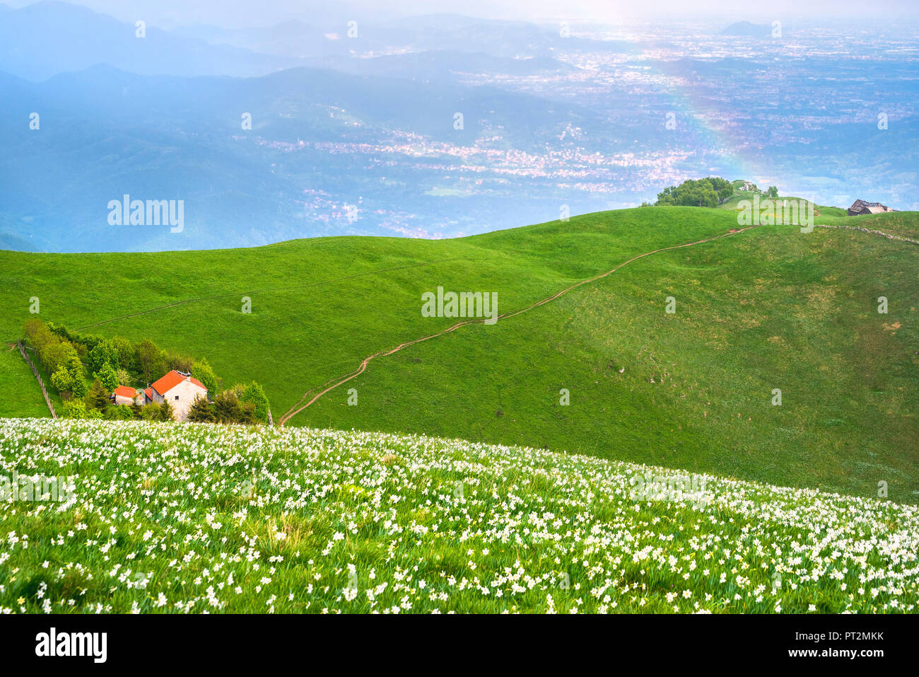 Mount Linzone, Orobie alps, Lombardy district, Bergamo province, Italy ...