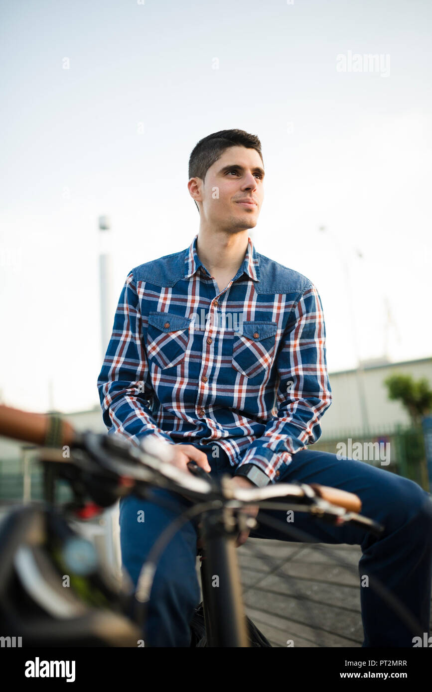 Young man cyclist hi-res stock photography and images - Alamy