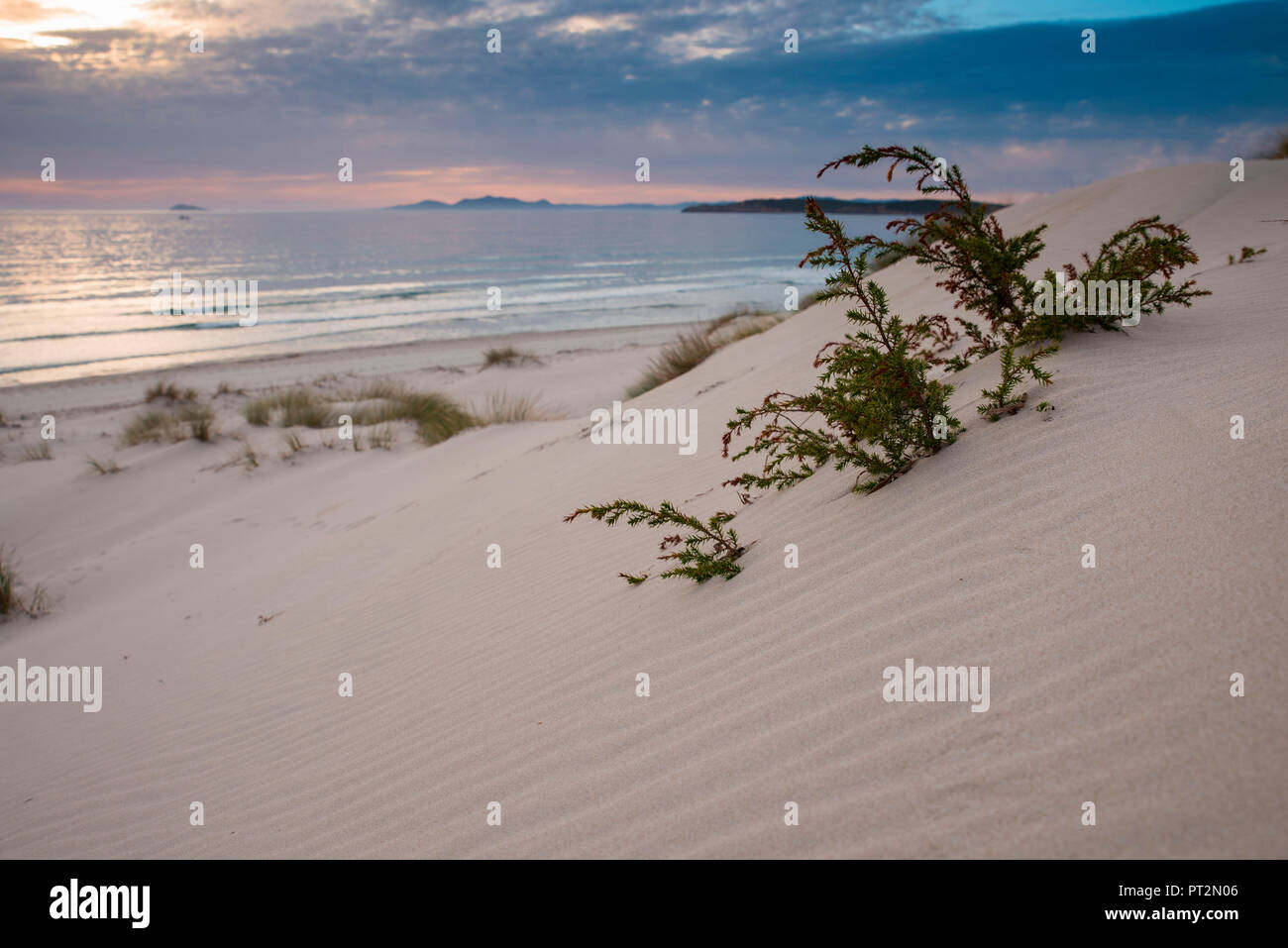 Sunset at the dunes of is arenas biancas hi-res stock photography and ...