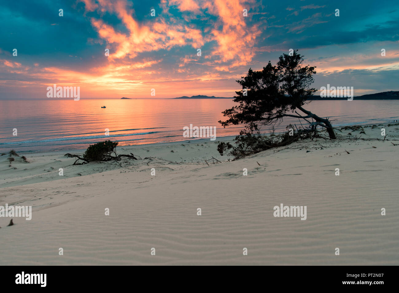 Sunset at the dunes of is arenas biancas hi-res stock photography and ...