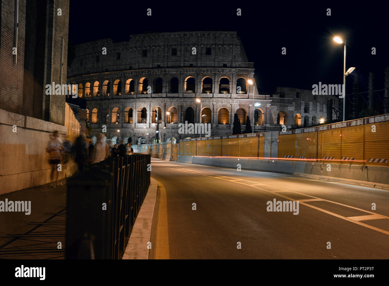 Italy, Rome, Colosseum at night Stock Photo - Alamy