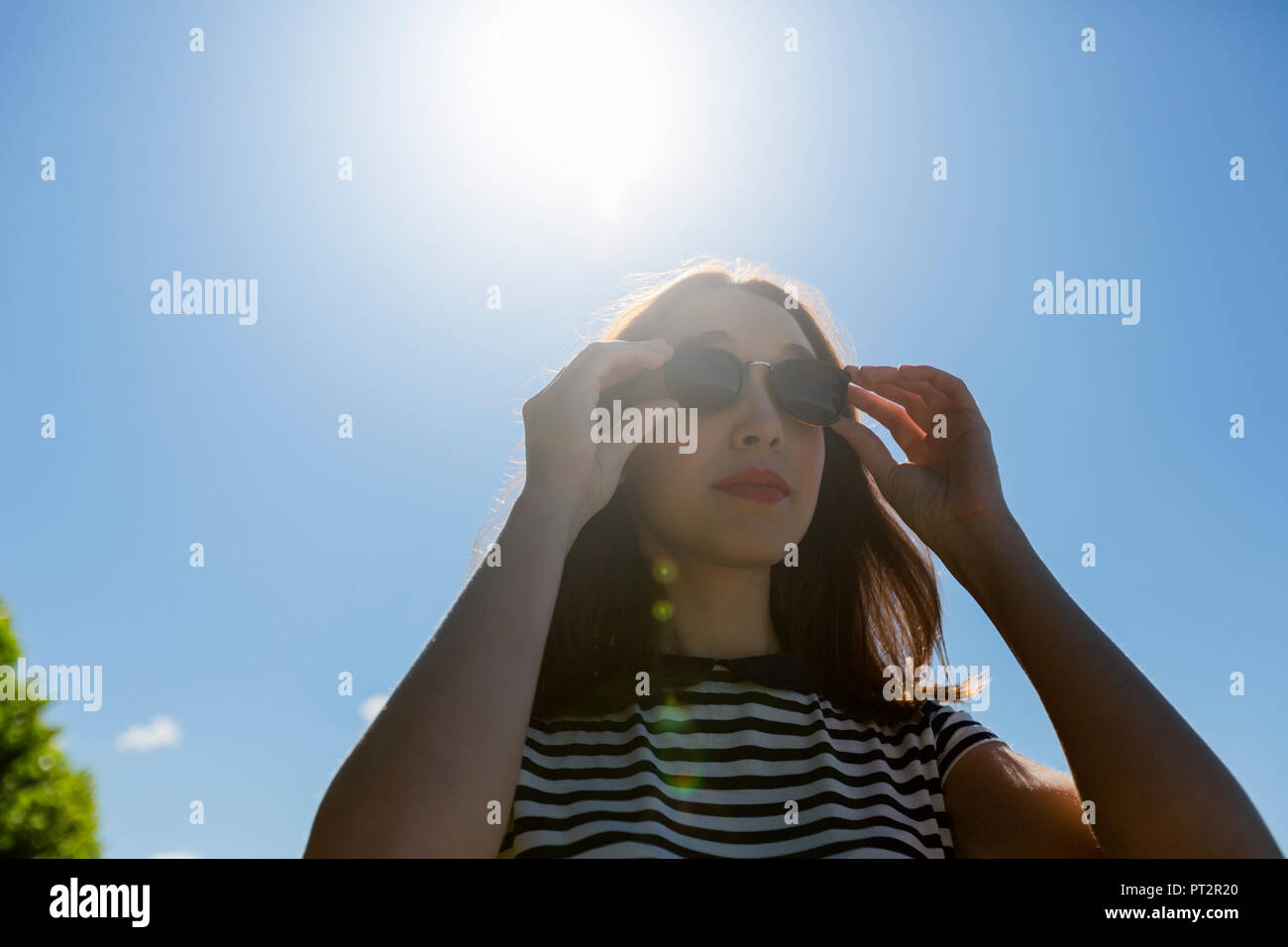 Woman backlight hi-res stock photography and images - Alamy