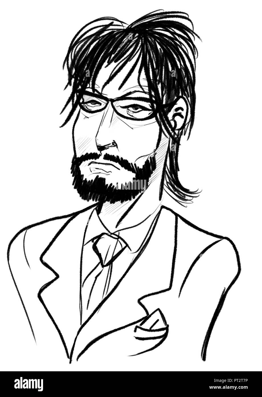 Psychopath cartoon hi-res stock photography and images - Alamy