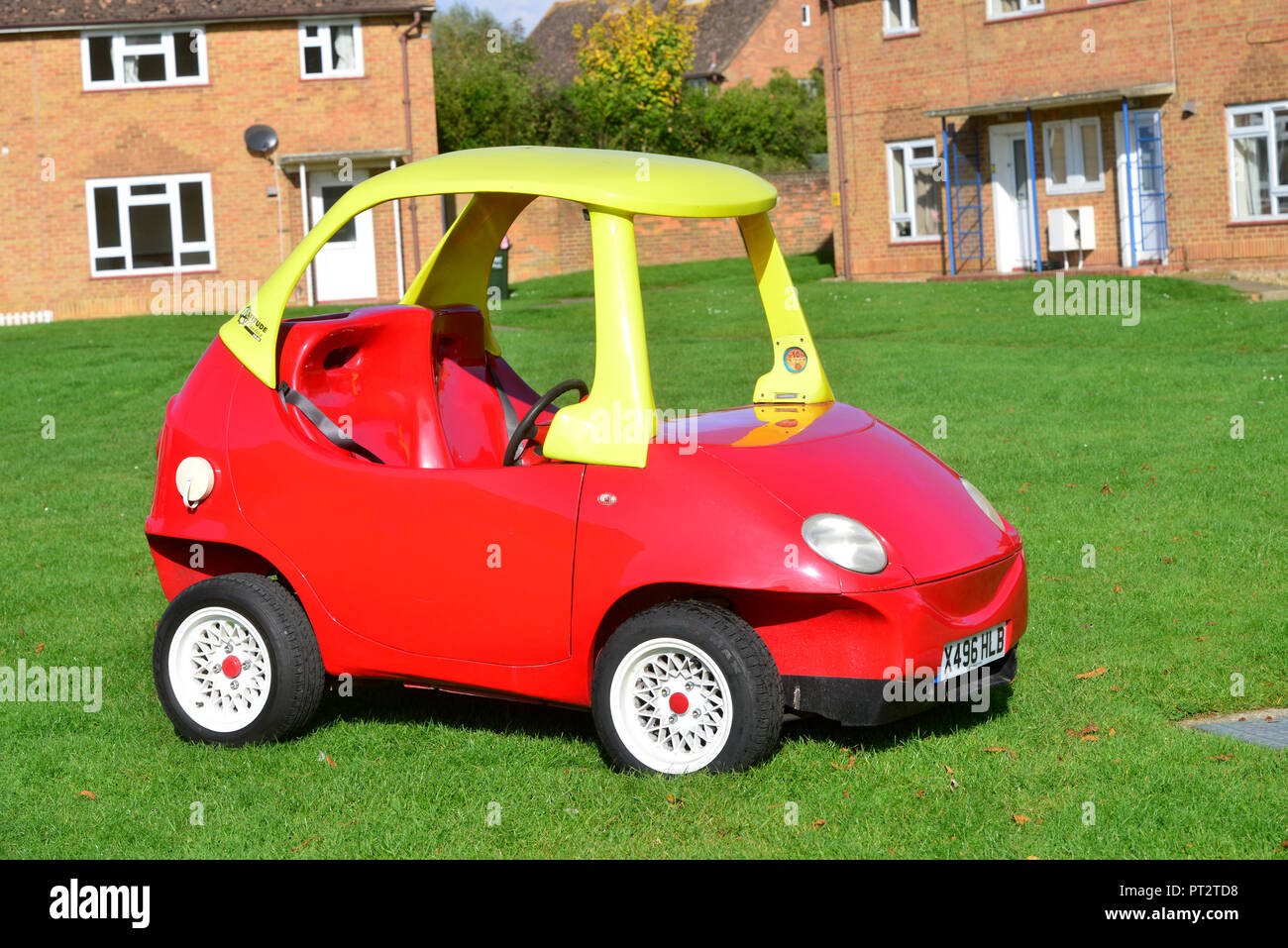 street-legal Little Tikes red-and-yellow car is for sale on eBay. It's ...
