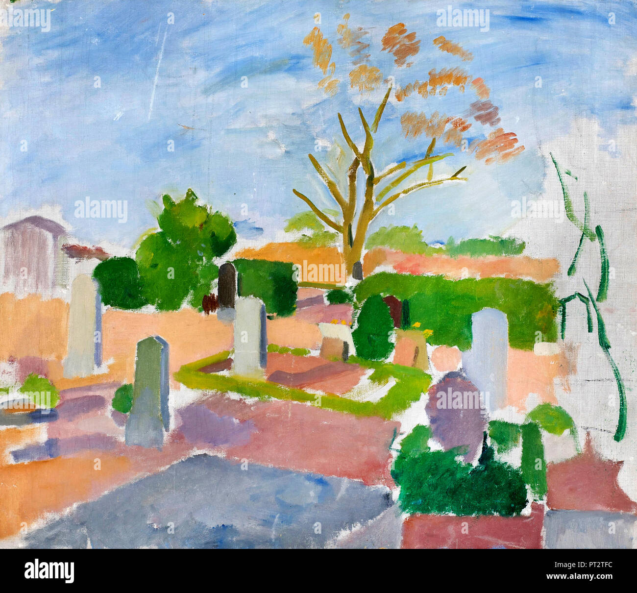 Karl Isakson, Graveyard, Christianso, Circa 1911-1913 Oil on canvas ...