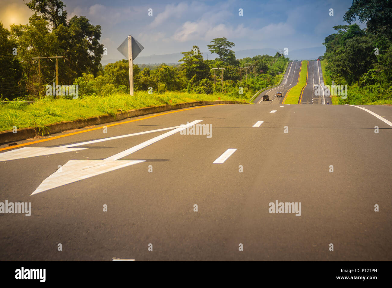 Four Lane Highway High Resolution Stock Photography and Images - Alamy