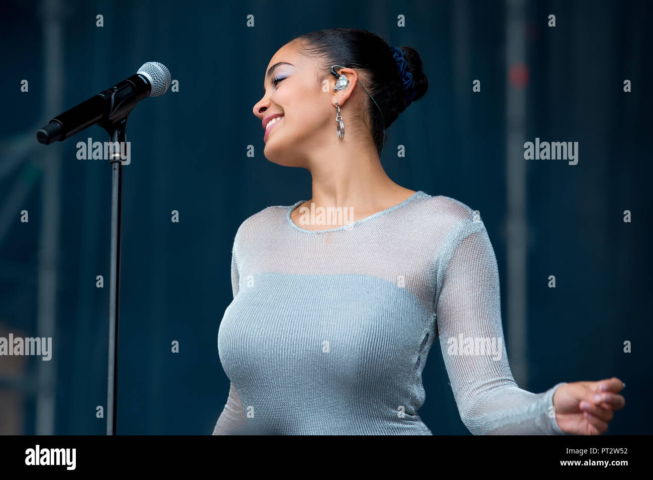 MADRID - SEP 8: Jorja Smith (rhythm and blues singer) performs in ...