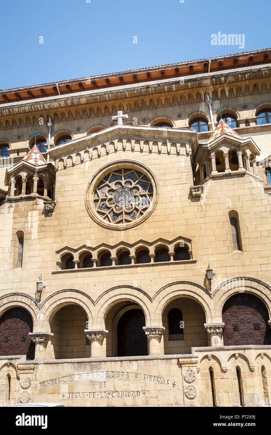 Residencia - a church building in Bilbao, Basque Country, Spain, Europe ...