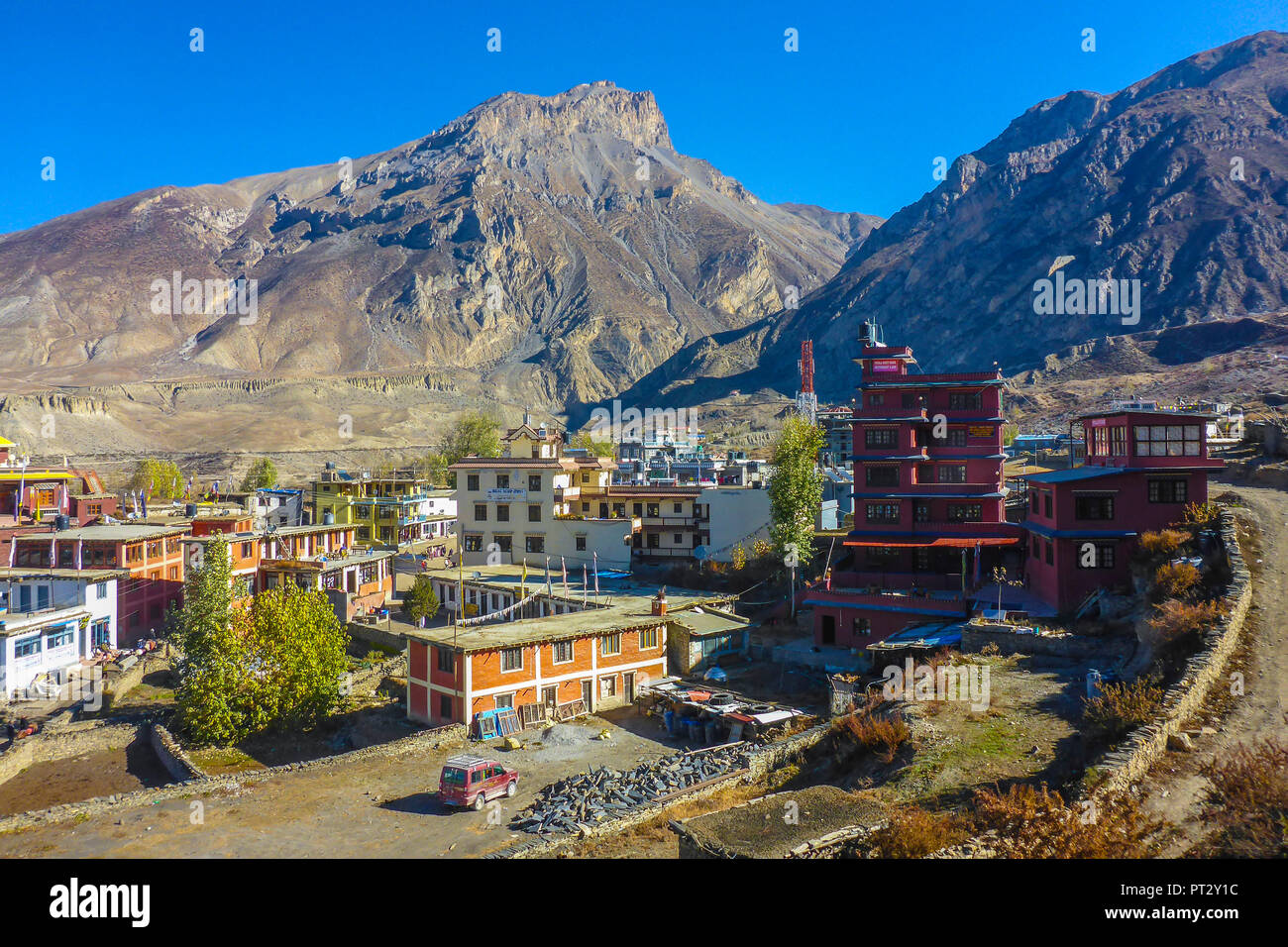 Nepal, Himalaya Mountains, Mustang District, Annapurna Circuit, Upper ...