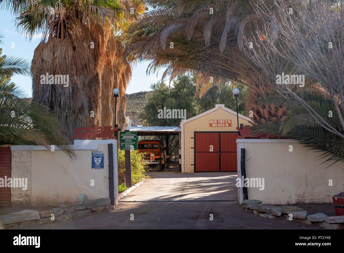 LOXTON, SOUTH AFRICA, AUGUST 7, 2018: The Old Truck Museum in Loxton in ...
