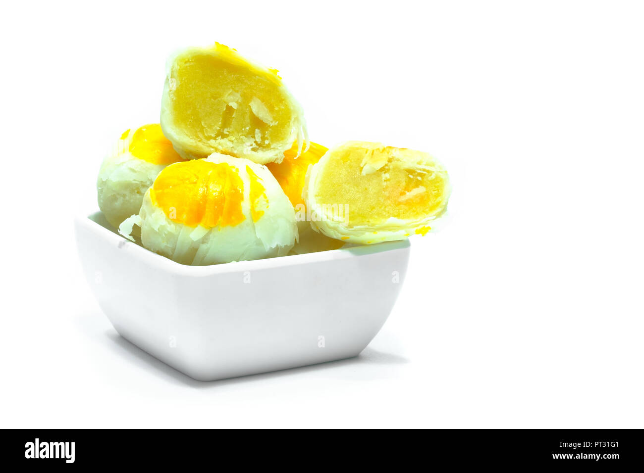 Spring rolls in white Cut Out Stock Images & Pictures - Alamy