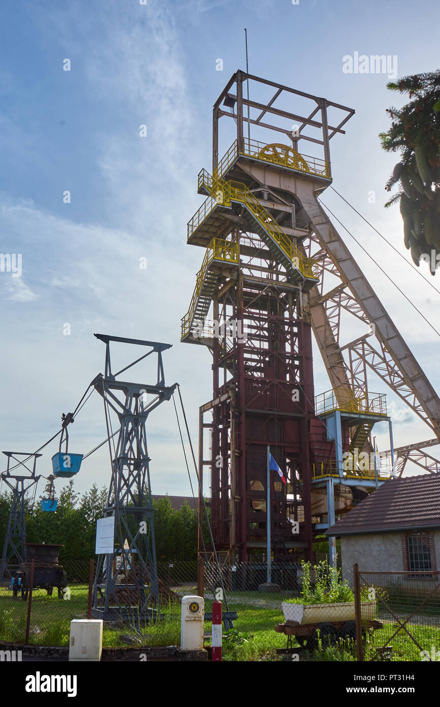 Iron Mine Tower Aumetz France Stock Photo - Alamy