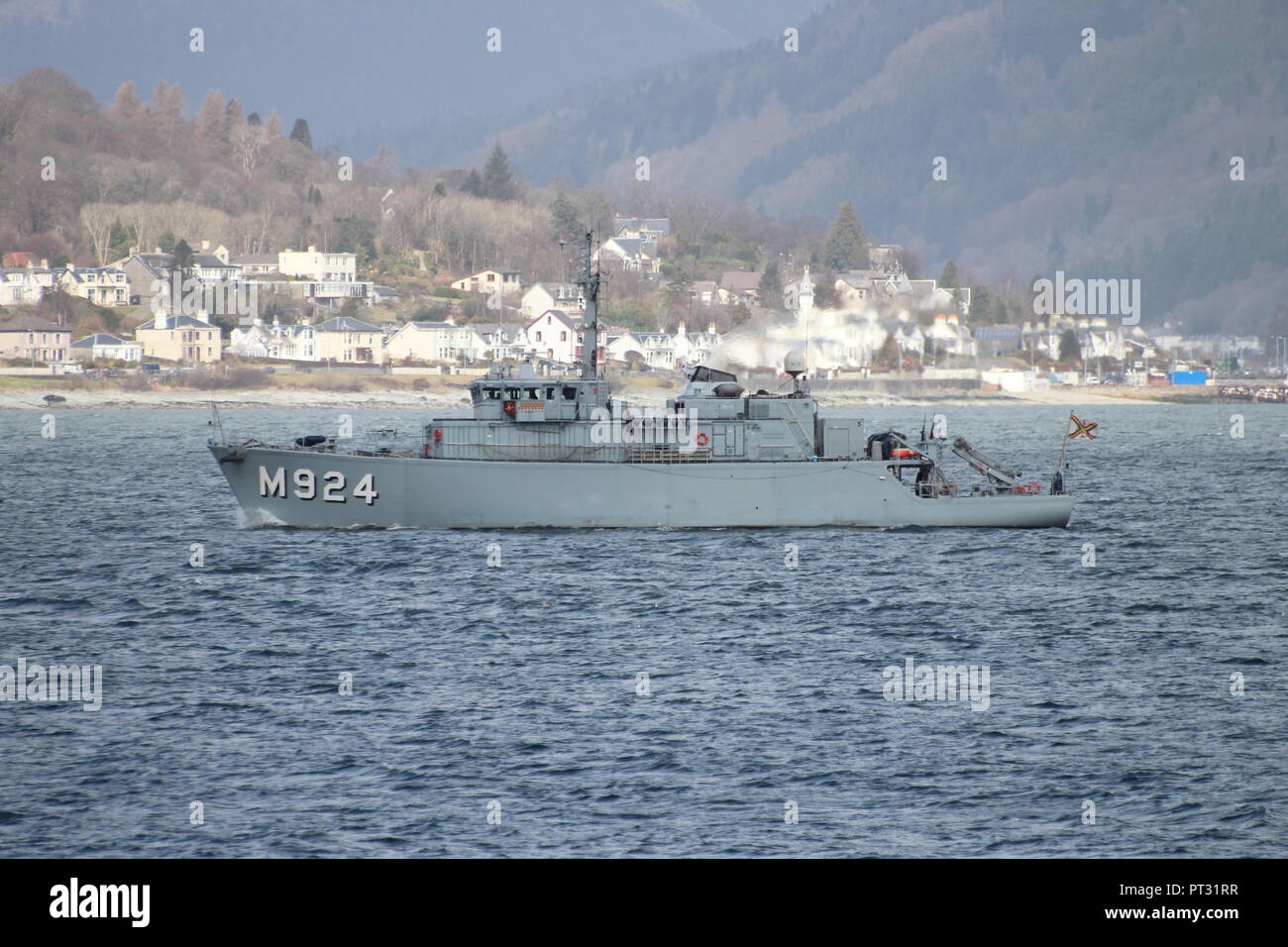 BNS Primula (M924), a Flower-class (Tripartite) minehunter of the ...
