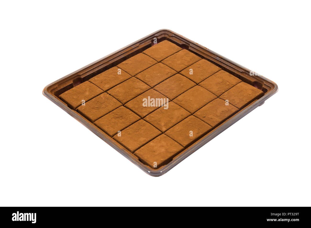 Premium fresh chocolate sprinkle with chocolate powder isolated on ...