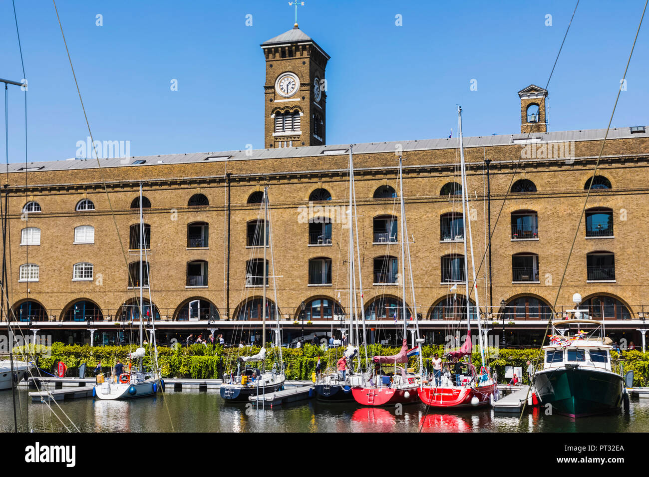 England, London, Wapping, St.Katharine Docks Stock Photo - Alamy