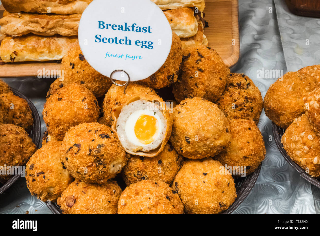 England, London, Bermondsey, Maltby Street Market, Street Stall Display ...
