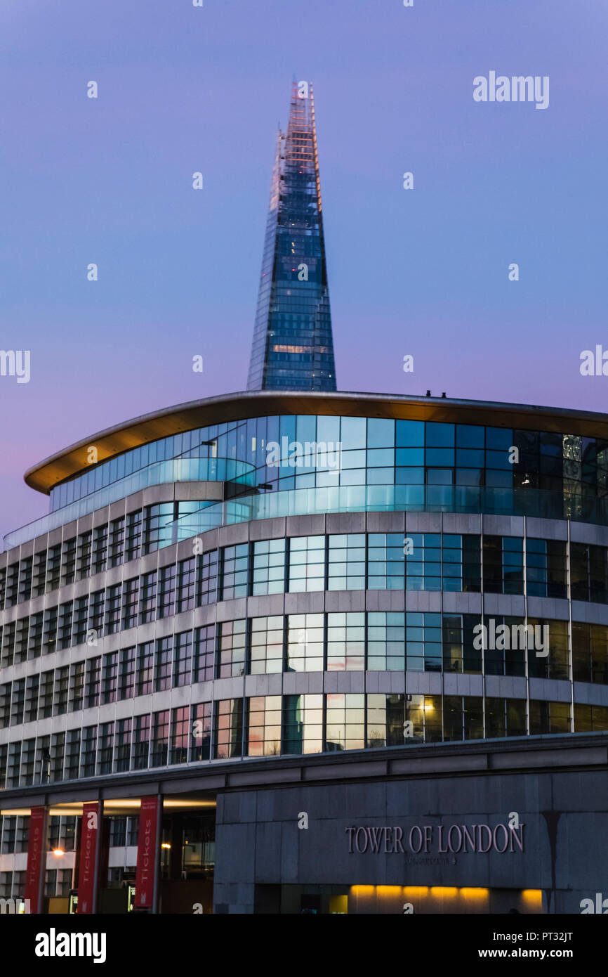 Tower place west offices and the shard hi-res stock photography and ...