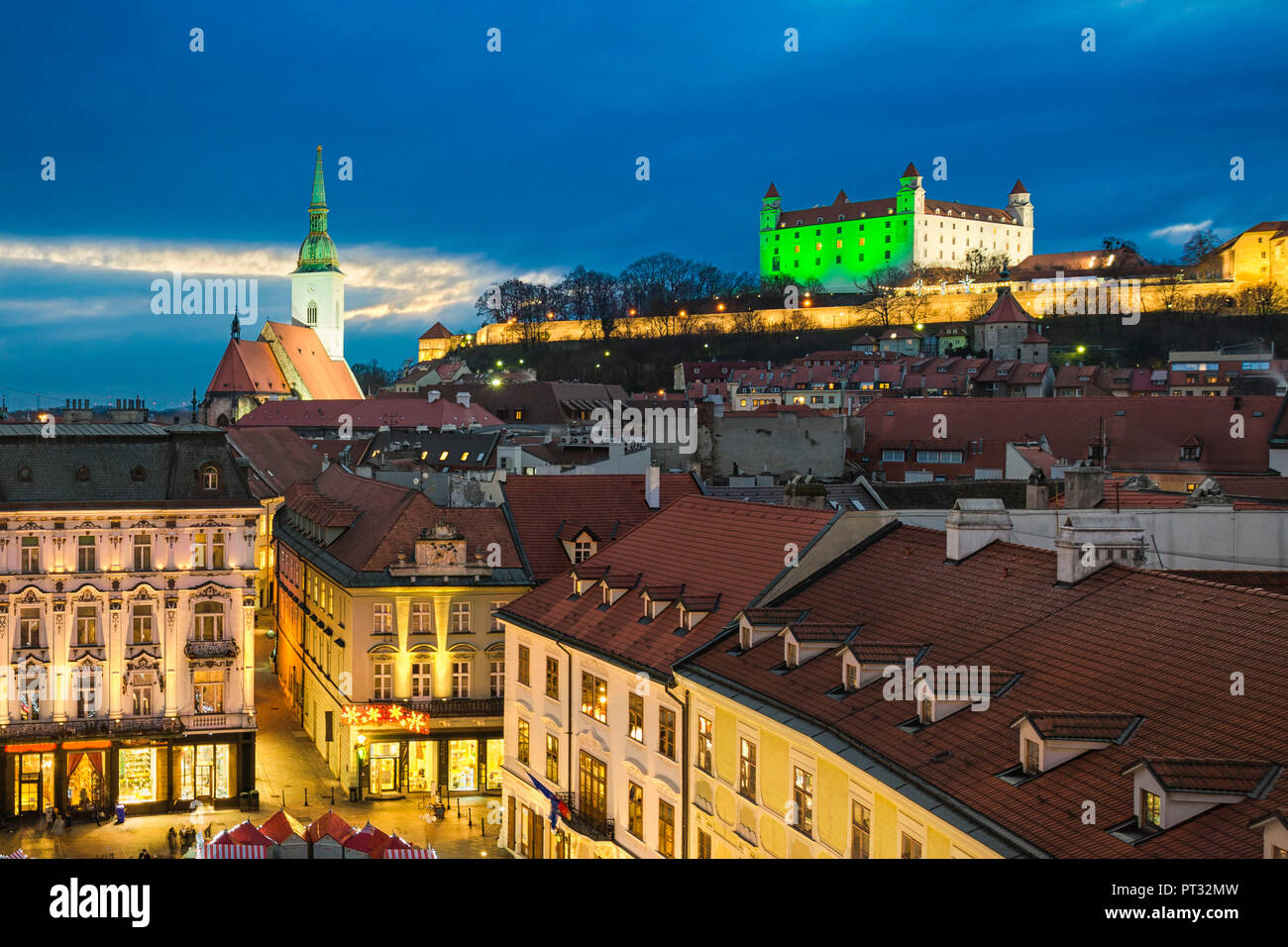 Bratislava night hi-res stock photography and images - Alamy