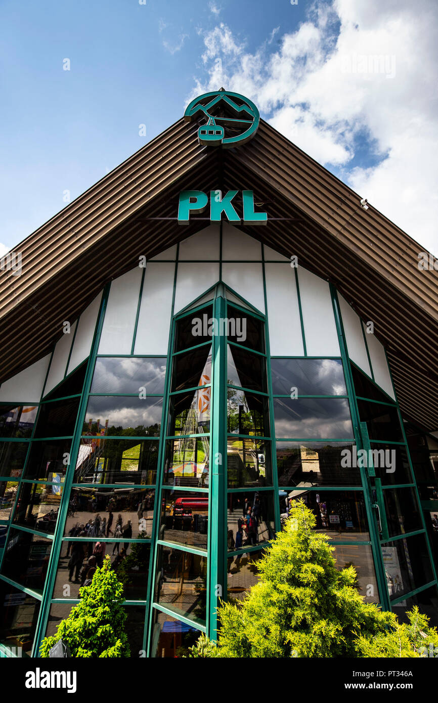 Europe, Poland, Lesser Poland, Zakopane - Gubalowka Hill funicular ...