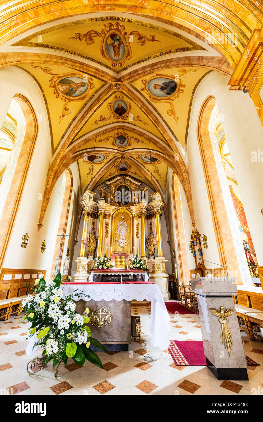 Wadowice the basilica of offertory of holy mary hi-res stock ...