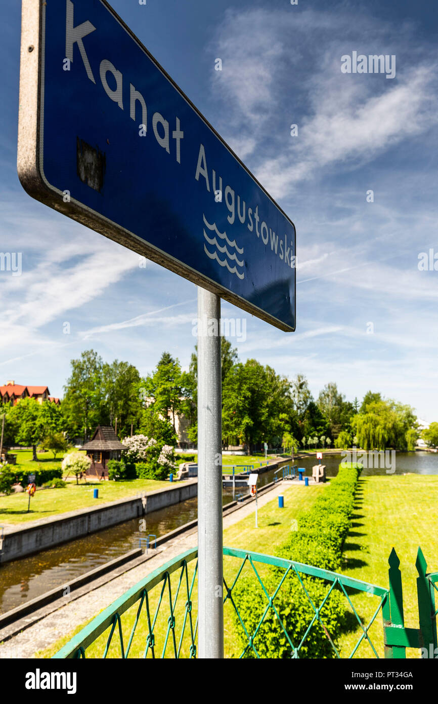 Europe, Poland, Podlaskie Voivodeship, Augustow - Augustow Canal Stock ...