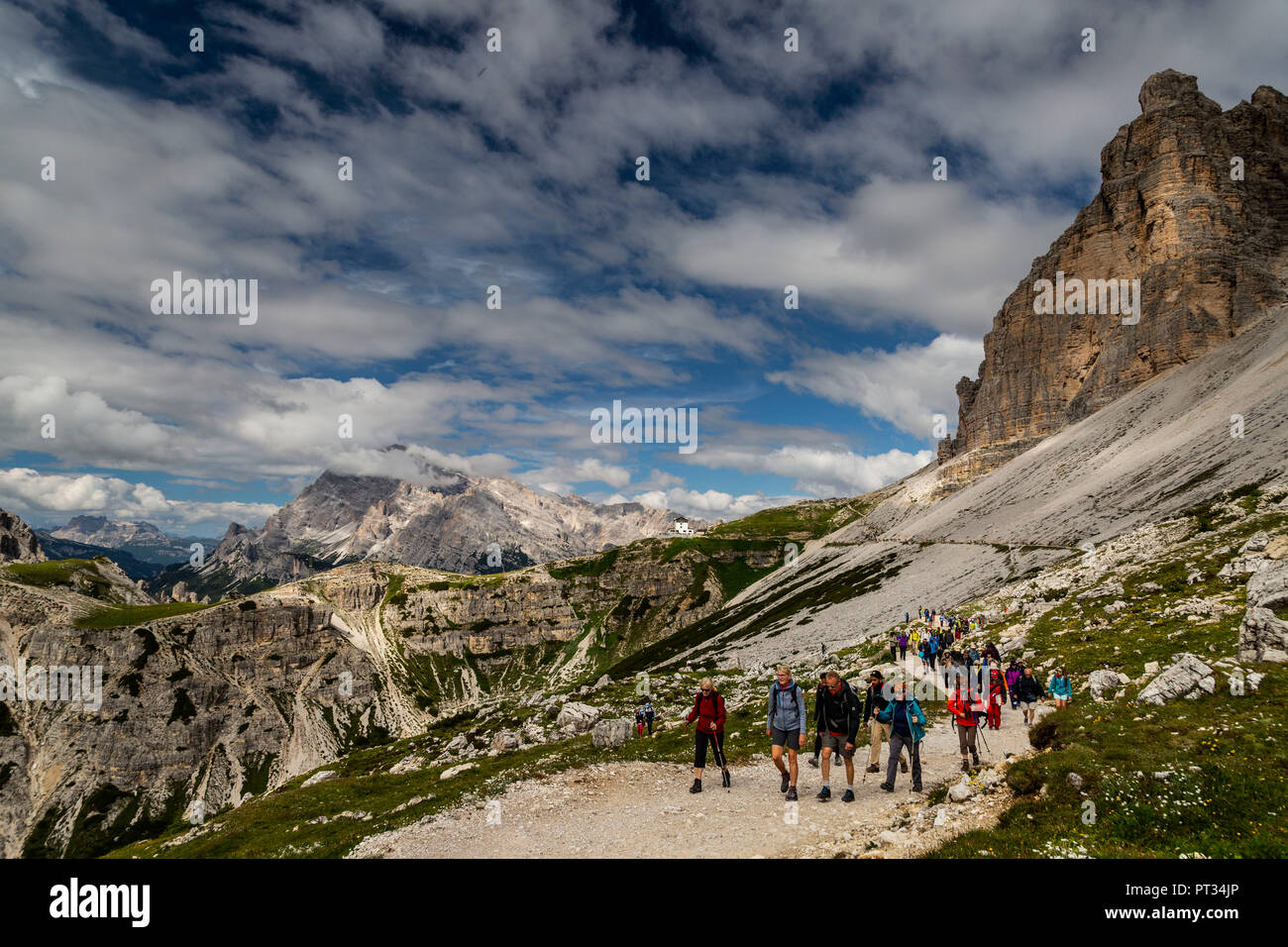 Europe, Italy, Alps, Dolomites, Mountains, Belluno, Sexten Dolomites ...