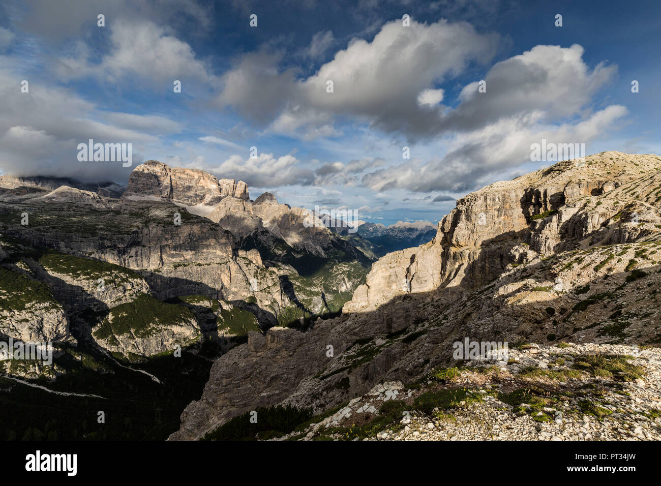 Europe, Italy, Alps, Dolomites, Mountains, Belluno, Sexten Dolomites ...