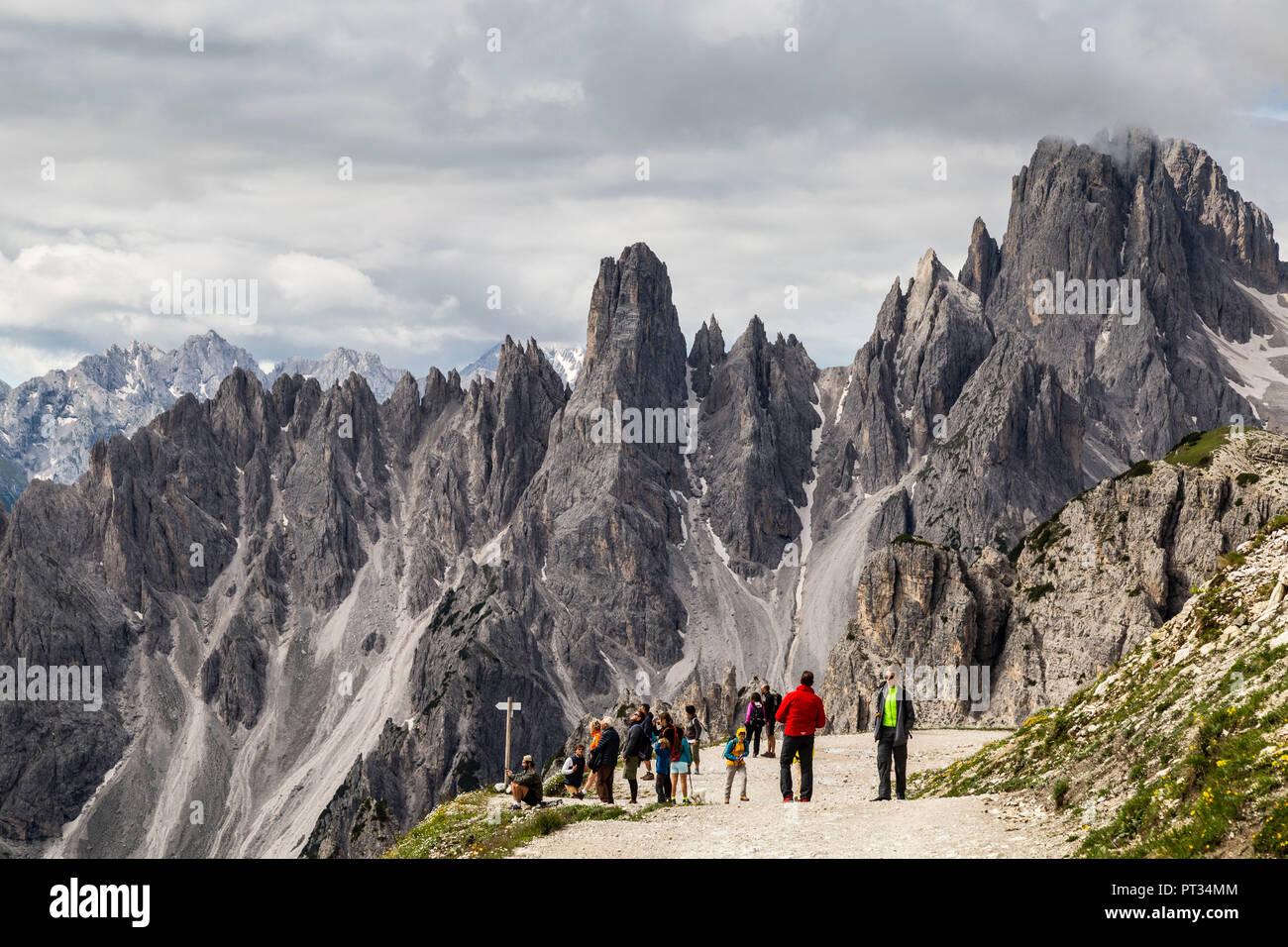 Europe, Italy, Alps, Dolomites, Mountains, Belluno, Sexten Dolomites ...