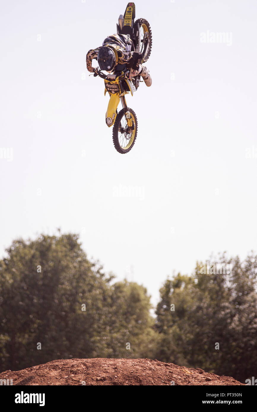 Motocross area in willich close to dusseldorf hi-res stock photography ...
