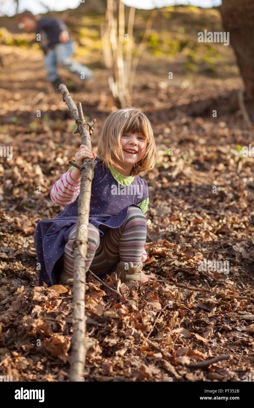 Children Playing In The Woods High Resolution Stock Photography and ...