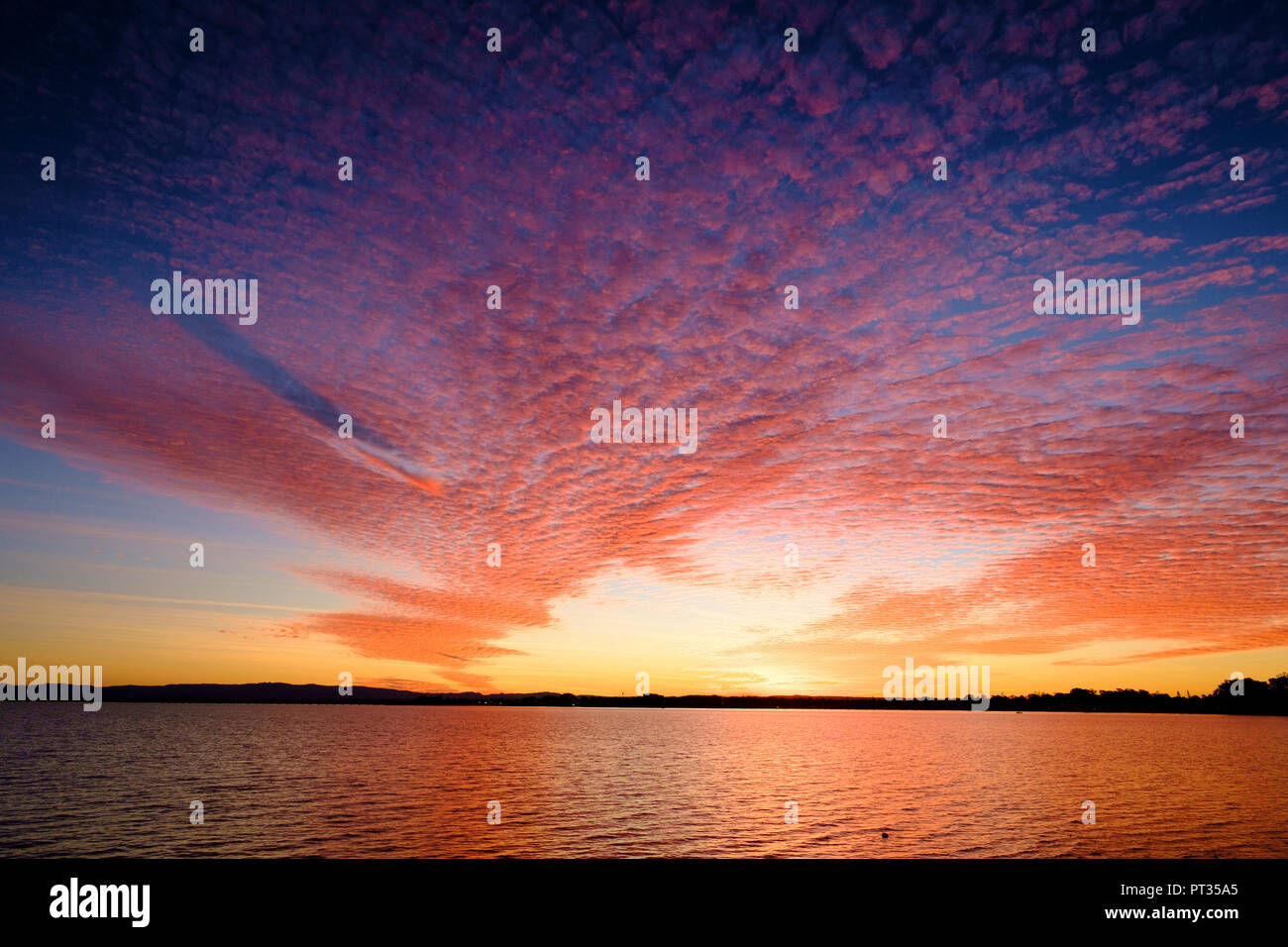 Woody Point at sunset Stock Photo - Alamy